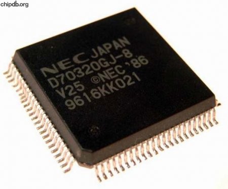 NEC - Vxx - V25 - NEC D70320GJ-8 V25 - chipdb.org